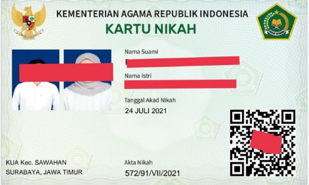 Kartu Nikah Fisik Beralih ke Digital, Begini Cara Mendapatkan Kartu ...